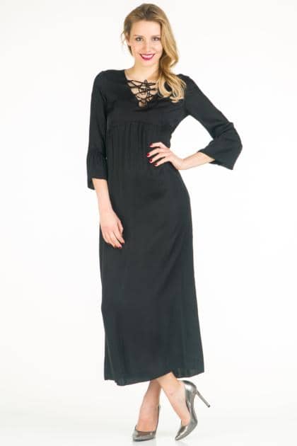 Dress in viscose. Made in Italy